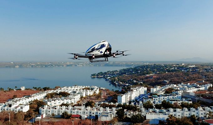 EHang Completes First Flight of EH216-S Pilotless eVTOL in Mexico - The ...