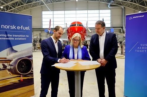 Boeing and Norsk e-Fuel Partner to Advance SAF Production & Reduce ...