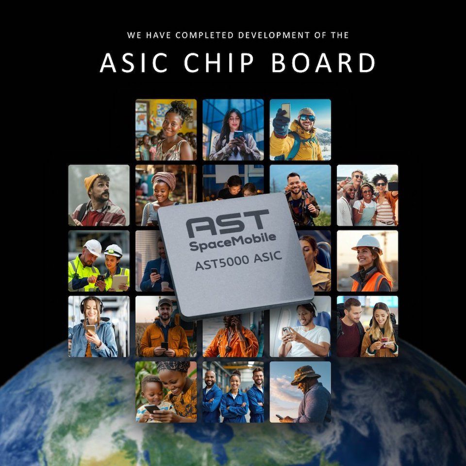 AST SpaceMobile Unveils New AST5000 ASIC Chip for Next-Gen BlueBird ...
